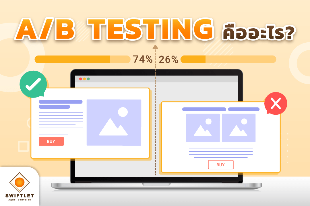 A/B Testing คืออะไร - Swiftlet Co., Ltd.